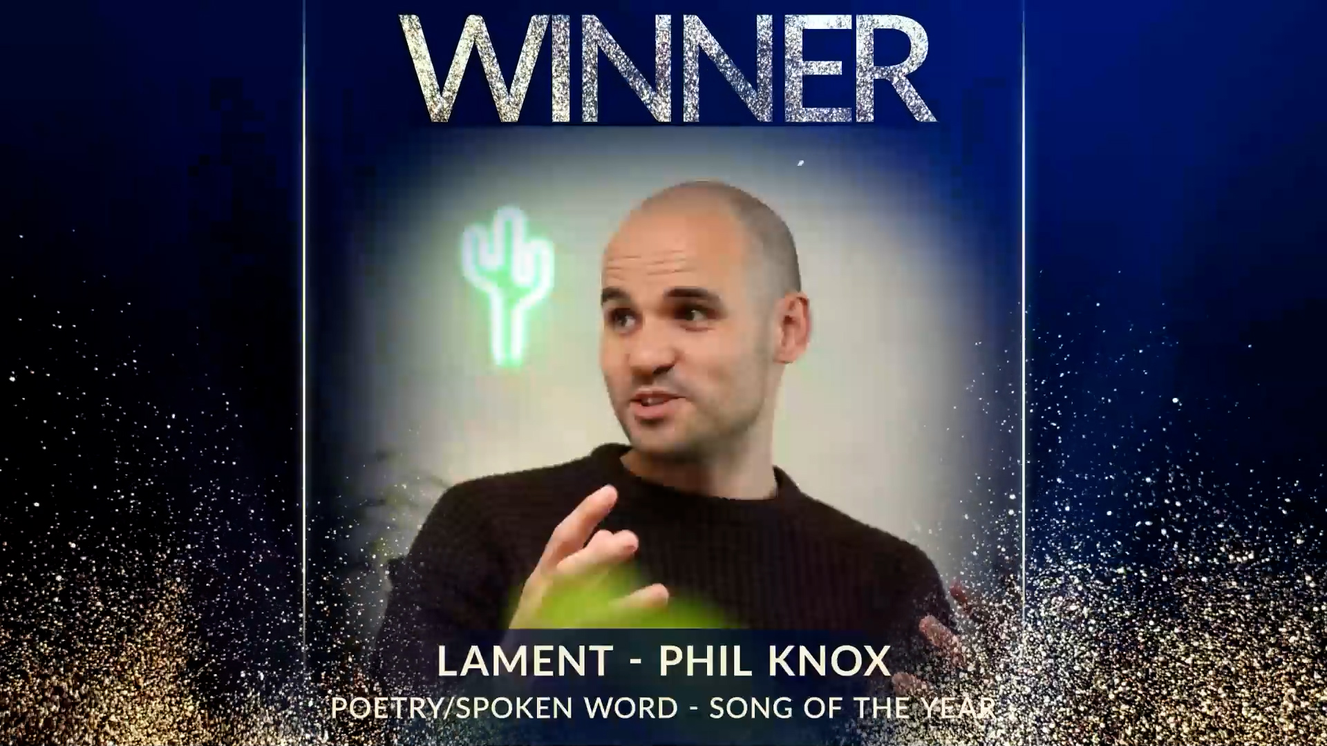 Phil Knox wins Poetry / Spoken Word Song of the Year at first ever Step ...