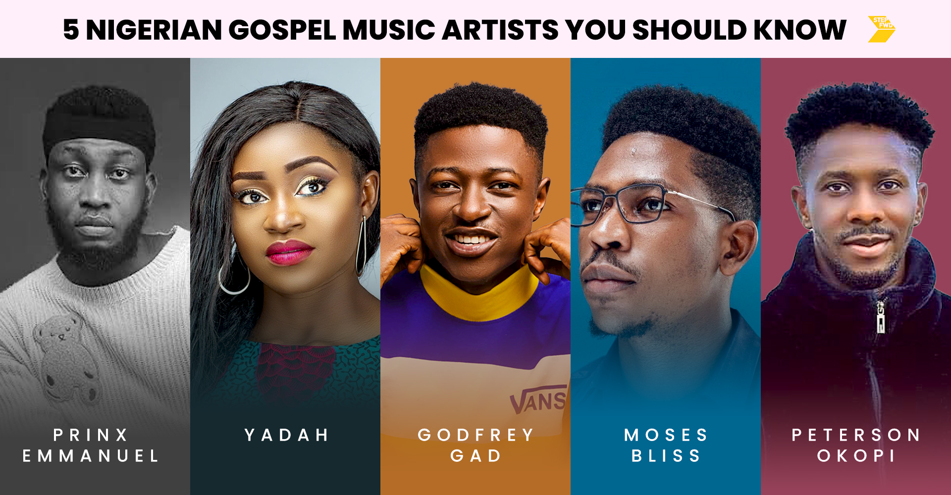5 Nigerian Gospel music artists you should know - AStepFWD