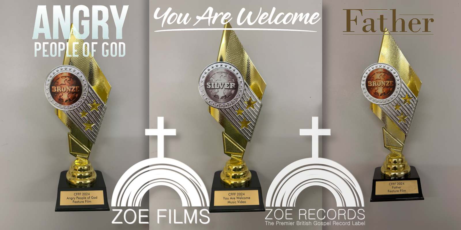 Zoe Films UK and Zoe Records UK celebrate triple award win - AStepFWD